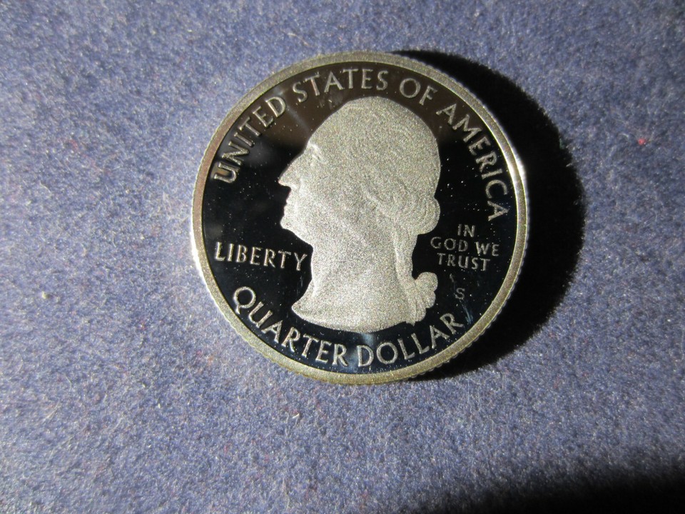 2018 S SILVER Quarter VOYAGEURS PARK MN Deep Cameo Mirror Proof Grade ...