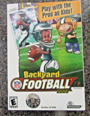 (NEW Sealed Box Vtg) NFL Backyard Football 2002 PC CD Computer Game ...