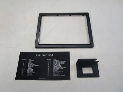 COBALT A36 BOWRIDER BREAKER LOAD LIST W/ FRAME 453107 REV A MARINE BOAT ...