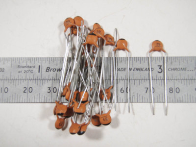 39 pF NPO Ceramic Disk Capacitors, qty 25 | eBay