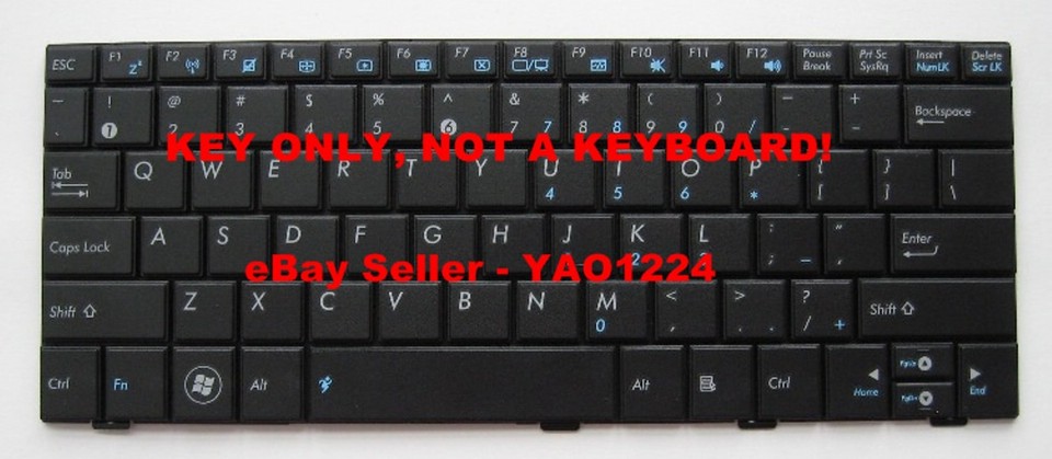 ASUS Keyboard KEY Eee PC 1005HA 1005HAB 1008HA 1001HA 1001P 1001PX ...