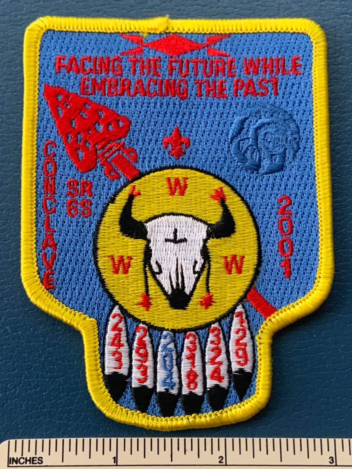2001 OA SR-6S Order of the Arrow Conclave Participant PATCH WWW Boy ...