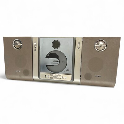 Used Philips MC235 Shelf Stereo System Radio CD Player - Please Read ...