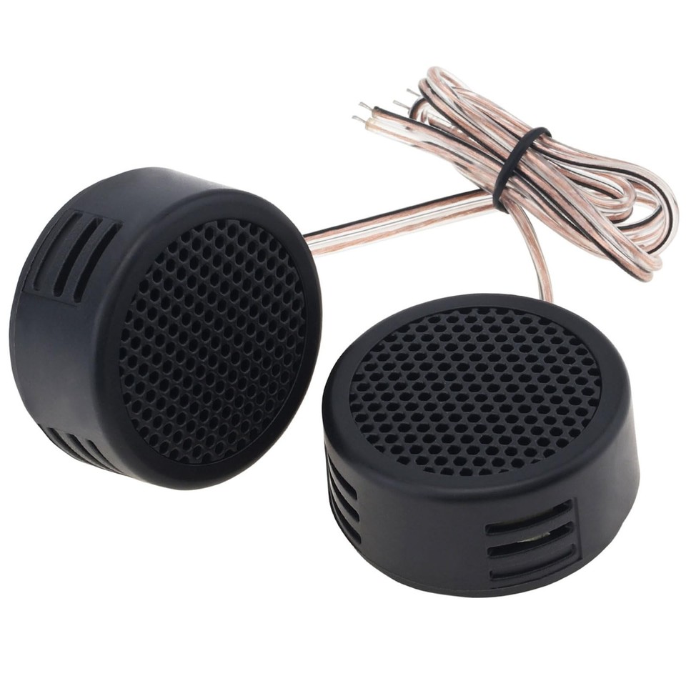 Car Tweeters, 2pcs 500W High Efficiency Mini Dome Tweeter Speakers for ...
