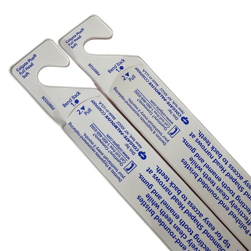 Vintage 2 Colgate Plus Diamond Head Toothbrush Great Movie Prop Retro ...