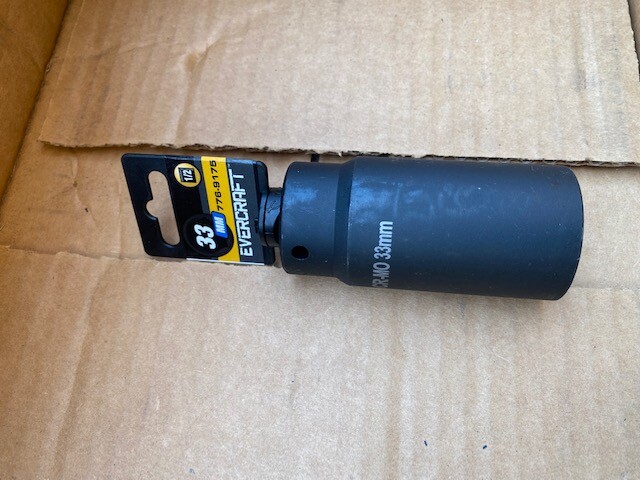 NAPA Axle Spindle Nut Socket 33 mm Metric, 776-9175 (NEW) | eBay