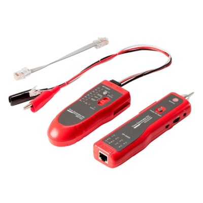 Tone Generator with Probe Kit RJ45 RJ11 Network Telephone Cable Tracker ...