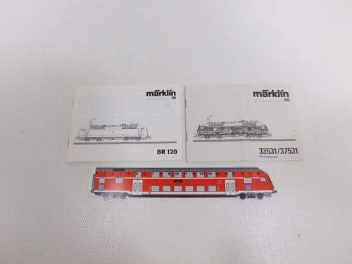 CR346-0, 2 #2x Märklin H0 Description/Instruction: Br 120+ 33531/37531 ...
