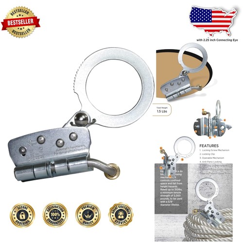 Portable Self-Locking Rope Grab with Anti-Panic Feature - Robust and ...