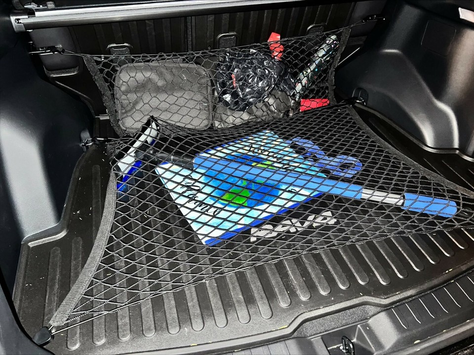 Rear Trunk Floor + Envelope Style Cargo Nets for Toyota RAV4 RAV 4 2019 ...
