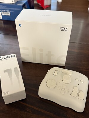 TourBox Elite Bluetooth White Controller, Barely Used, Perefct ...