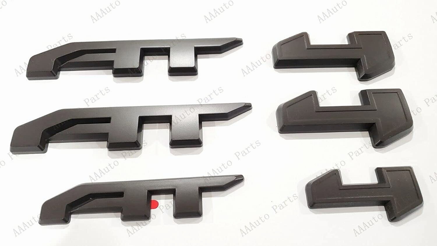 3Pc Kits AT4 Overlay Emblem for 19-2022 Sierra 1500 2500HD 3500HD ...