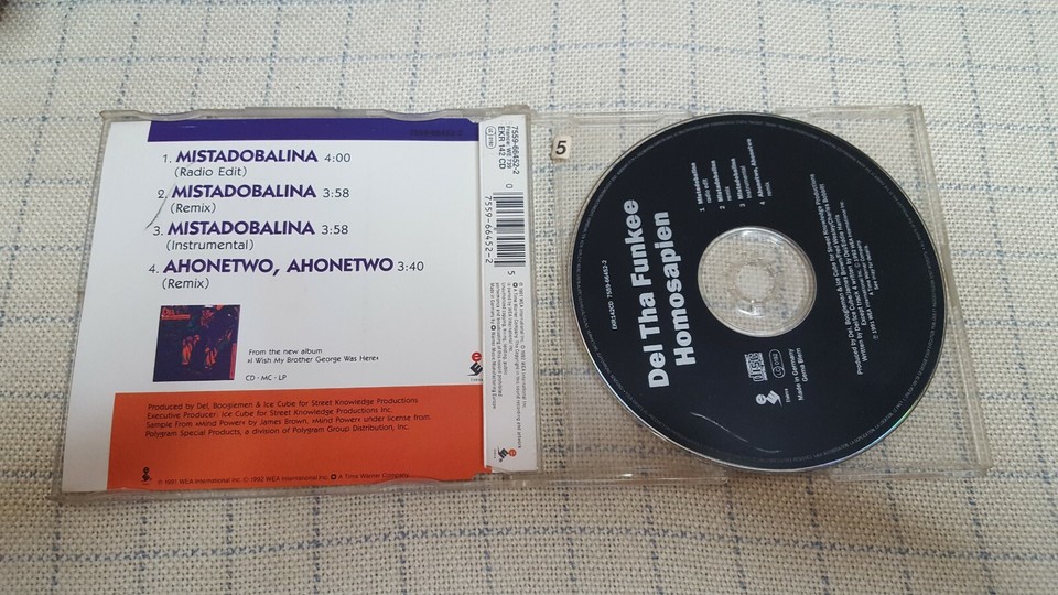 Del Tha Funkeé Homosapien ‎– Mistadobalina CD 1992 EUROPE | eBay