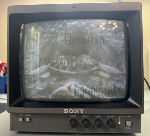 Sony PVM-95 9” Inch Broadcast Security Monitor CRT Retro | eBay