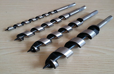 10mm 16mm 19mm 25mm Wood Auger Drill Bit (lewis shape) Hex Shank Ply ...