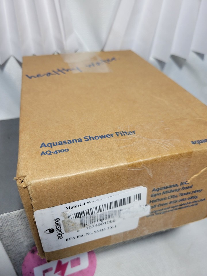 Aquasana Deluxe Shower Water Filter AQ-4100 Open Box Unused Healthy ...
