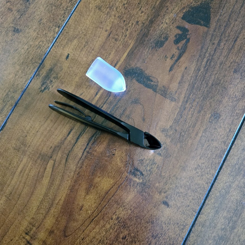 Slanted Edge Nail Clippers Wide Jaw Opening Stainless Steel Fingernail ...