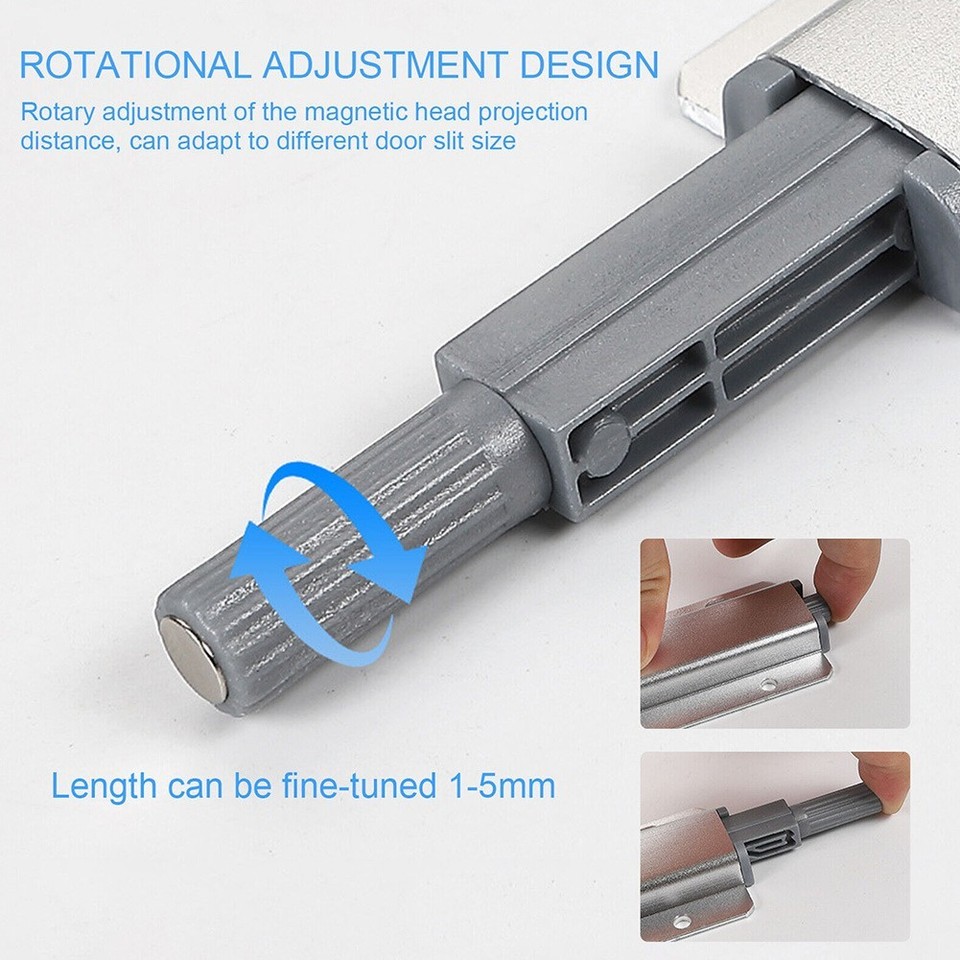 Magnetic Push to Open Catch for Medium Sized Cabinet Doors in Kitchens ...