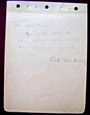 Pat Friday 30-40s Singer Bing Crosby, Glenn Miller, Roy Rogers signed ...