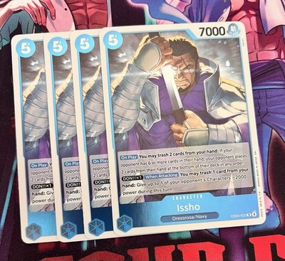 One Piece English - Issho - EB04-022 - R - NM x4 | eBay