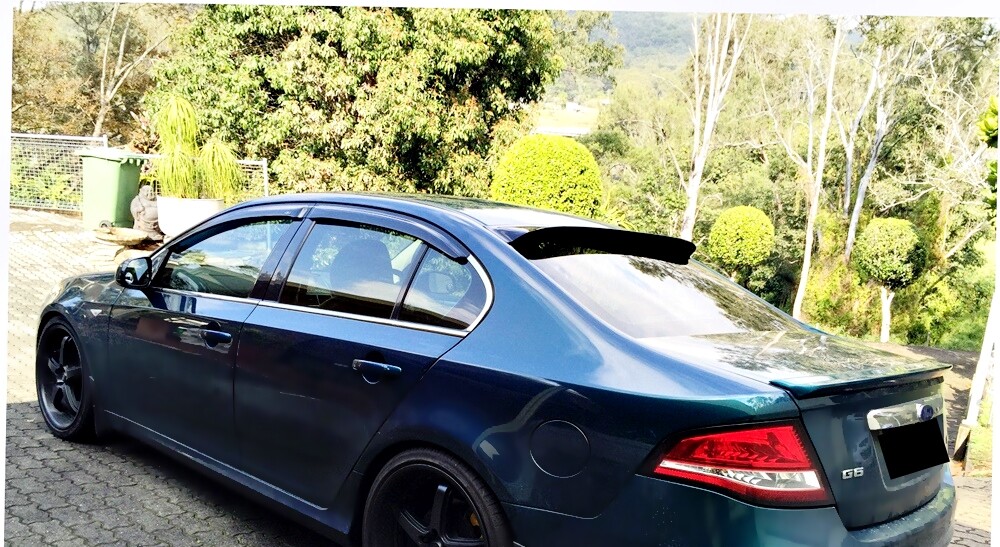 For Ford Falcon FG XR6 XR8 G6E Turbo -Rear Roof Spoiler Visor Wing ...