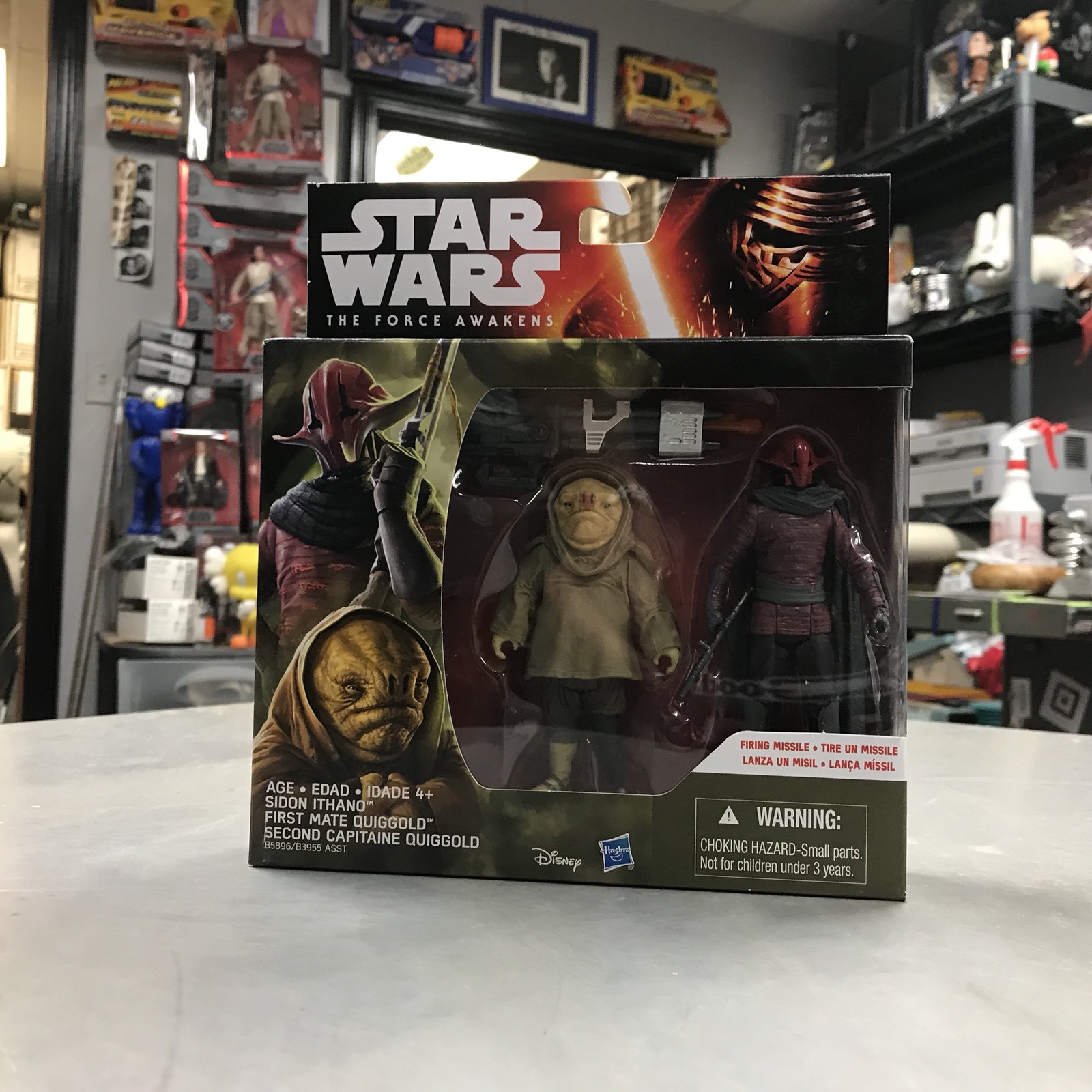 New Star Wars Force Awakens Sidon Ithano First Mate Quiggold Figure 2 ...