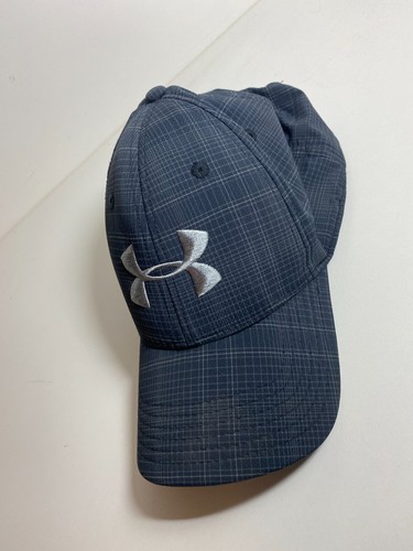 Under Armour Men's UA Black Plaid Cap Hat Heat Gear One Size Fits All ...