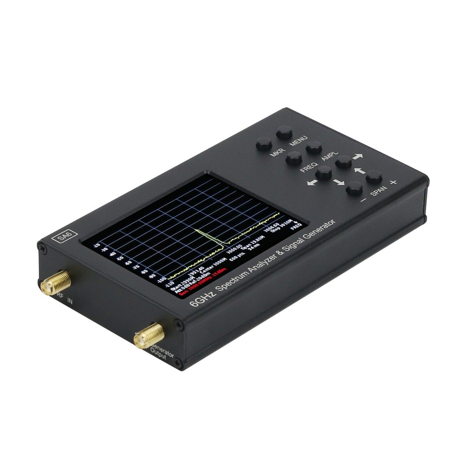 US】SA6 6GHz Spectrum Analyzer Signal Generator RF Signal Source WiFi 2G ...