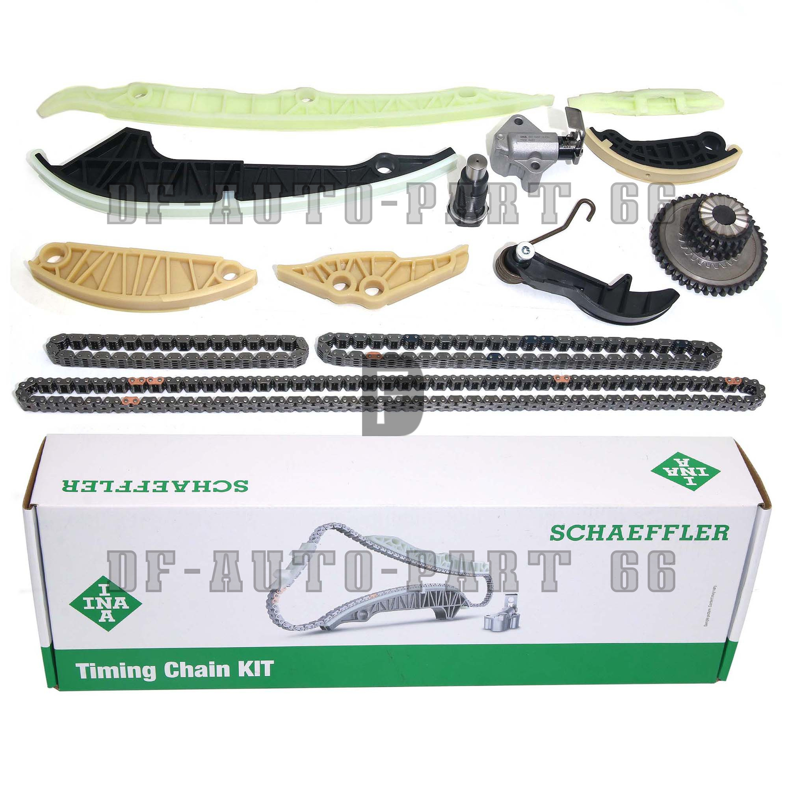 INA OEM Upgraded Timing Chain Kit For VW CC Jetta Golf Audi A4 A5 A6 Q5 ...