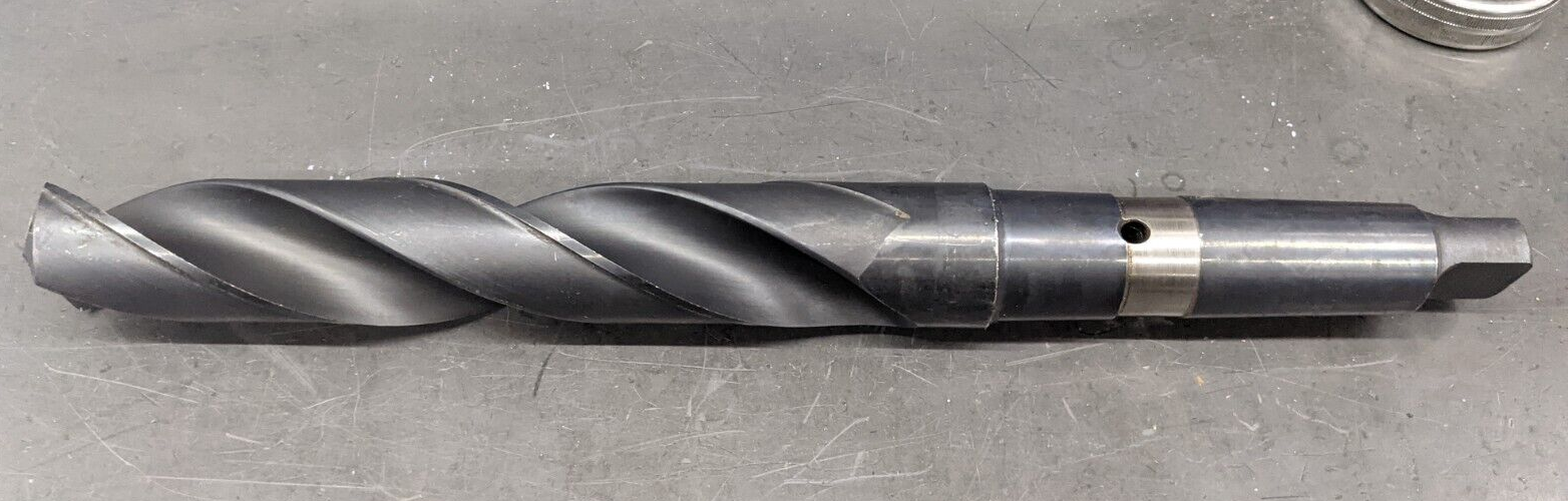 Kromhard Oil Hole Drill 1-3/8" HSS - Coolant Fed - 4MT Taper Shank NEW ...