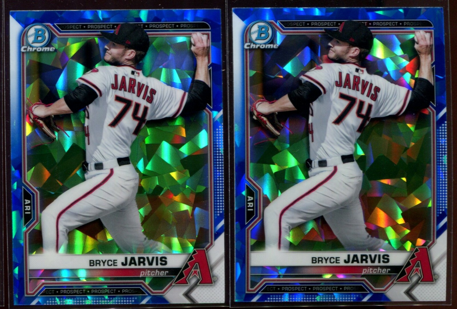 BRYCE JARVIS 2021 Bowman Chrome Sapphire Diamondbacks LOT (2) | eBay