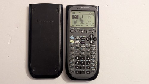 Texas Instruments TI-89 Titanium Graphing Calculator w/ Case Cover ...