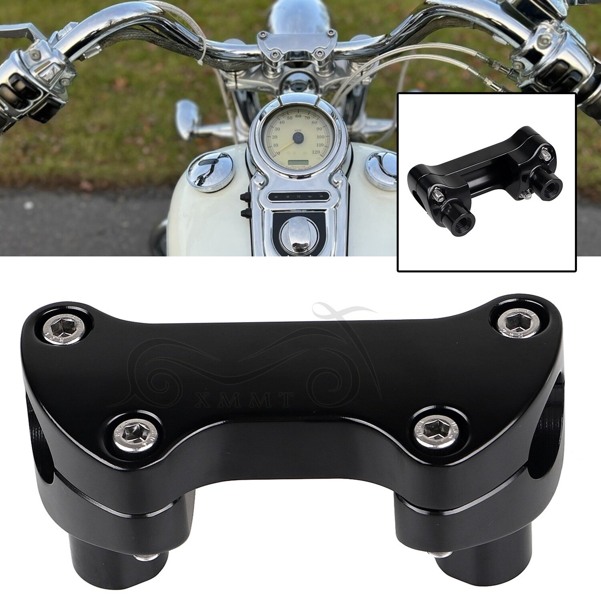 Custom Motorcycle Handlebar Risers Custom Chrome Europe | Risers