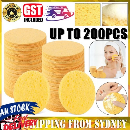 Bulk Compressed Facial Sponges Natural Cellulose Odorless Disposable ...