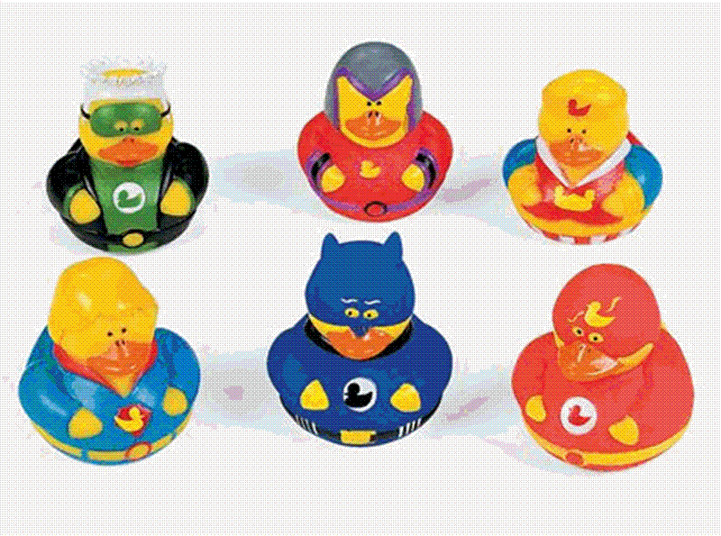 Super Hero Rubber Duck Set of 6 (Free Shipping with 6 Purchases) | eBay
