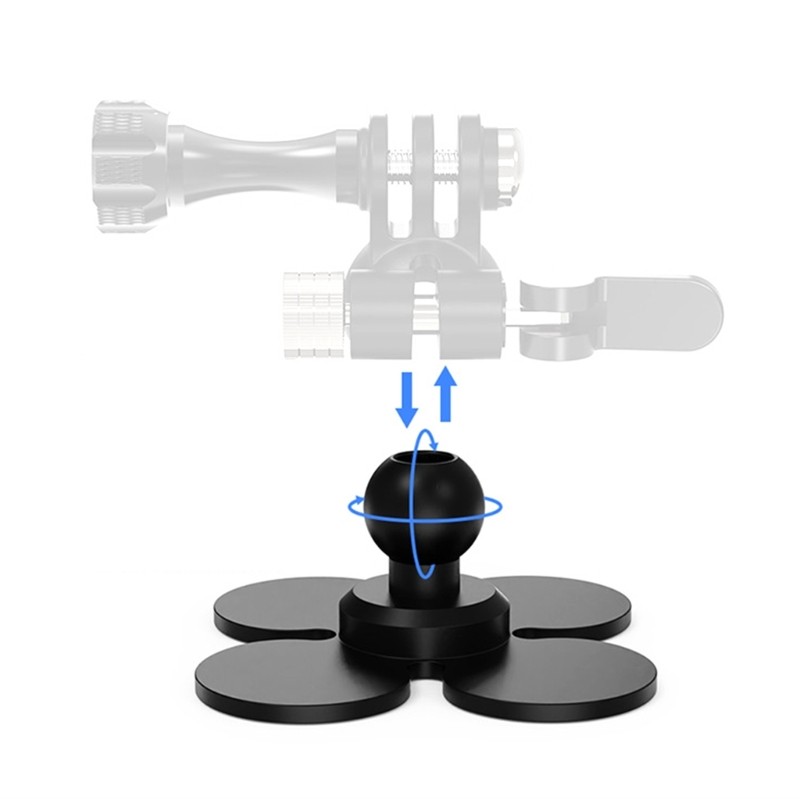 17mm Ball Head Adhesive Sticker Camera Holder for Action Camera ...