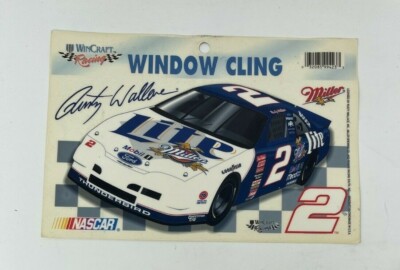 Wincraft NASCAR Window Cling Rusty Wallace NEW | eBay