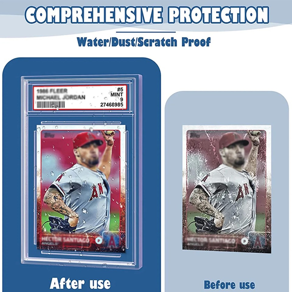 Empty Graded Card Holder PSA Style Slab Trading Sports Cards Protector ...