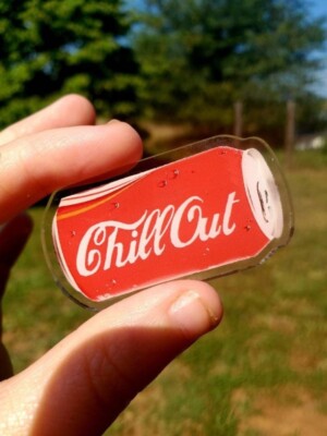 Chill Out Coke Coca Cola Acrylic Pin | eBay