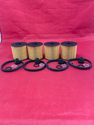 (4) New OE Spec Engine Oil Filter and Gasket Set Fits Hyundai P/N ...