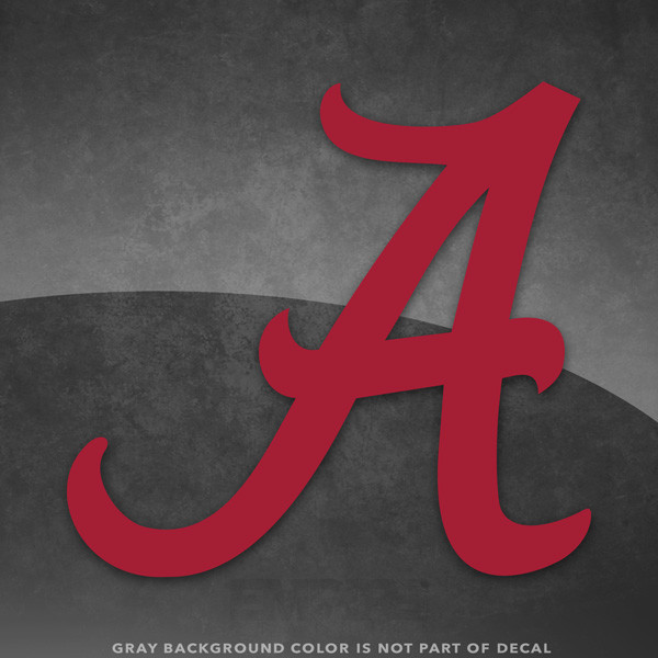 Alabama Crimson Tide Bama Vinyl Decal Sticker - 4" and Up - More Colors ...