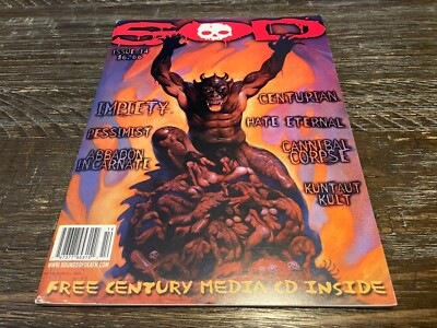 SOD Sounds of Death Magazine #14 Winter 2000 Pessimist Cannibal Corpse ...