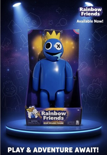Rainbow Friends Series 2 Blue 12-Inch Deluxe Figure with Sound | eBay