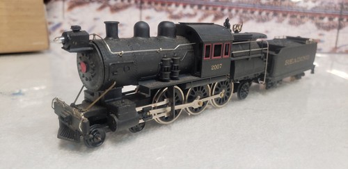 HO SCALE MANTUA 4-6-2 'CAMEL BACK' READING #2007 STEAM LOCOMOTIVE NICE ...
