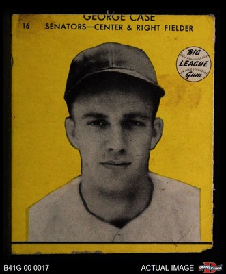 1941 Goudey #16 George Case Senators AUTHENTIC | eBay