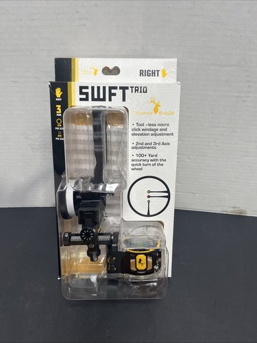 Trophy Ridge Swift Trio Dial Archery Sight - .019 Tool-less micro 2nd ...