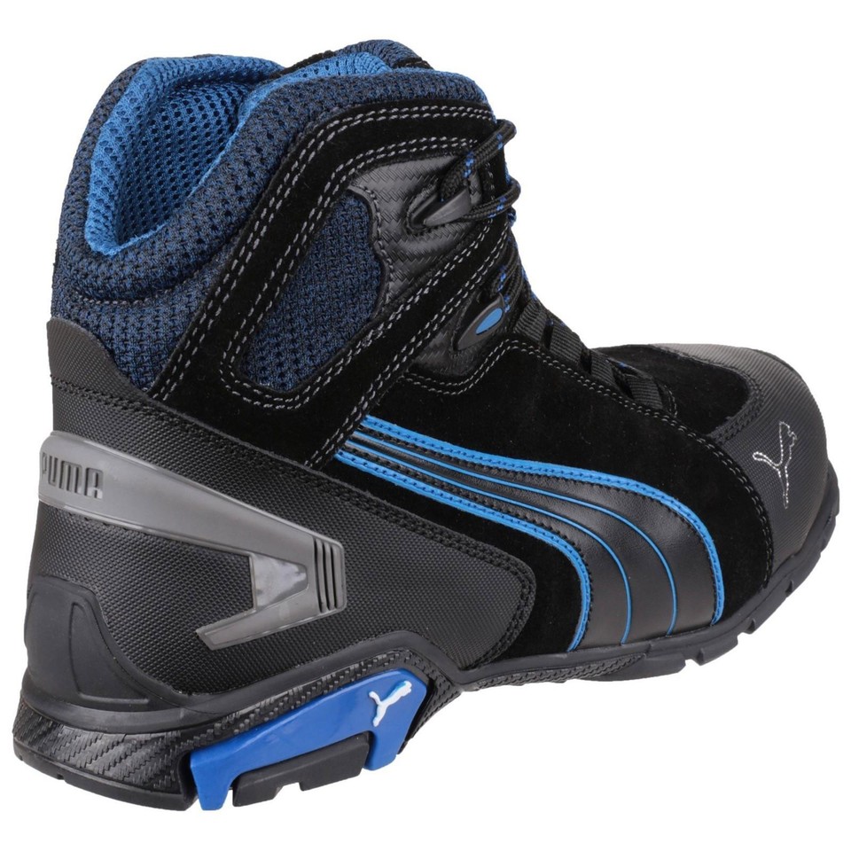 Puma Safety Rio Mid Lace-up Leather Protective Work Safety Boot Mens ...