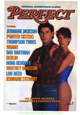 PERFECT MOVIE POSTER 24x36 JOHN TRAVOLTA ORIGINAL Soundtrack Promo ...