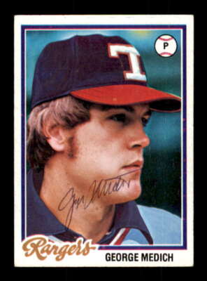 1978 Topps #583 Doc Medich AUTOGRAPHED!!! Rangers 235235 | eBay