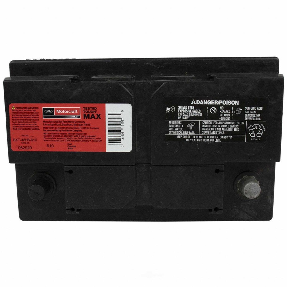 Vehicle Battery-Tested Tough Max Battery Motorcraft BXT-48H6-610 | eBay